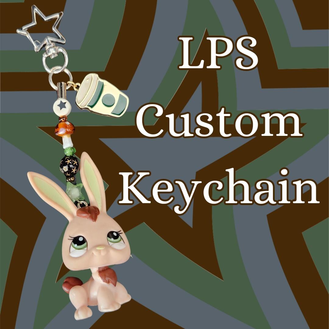 Handmade LPS Custom Keychain - Etsy