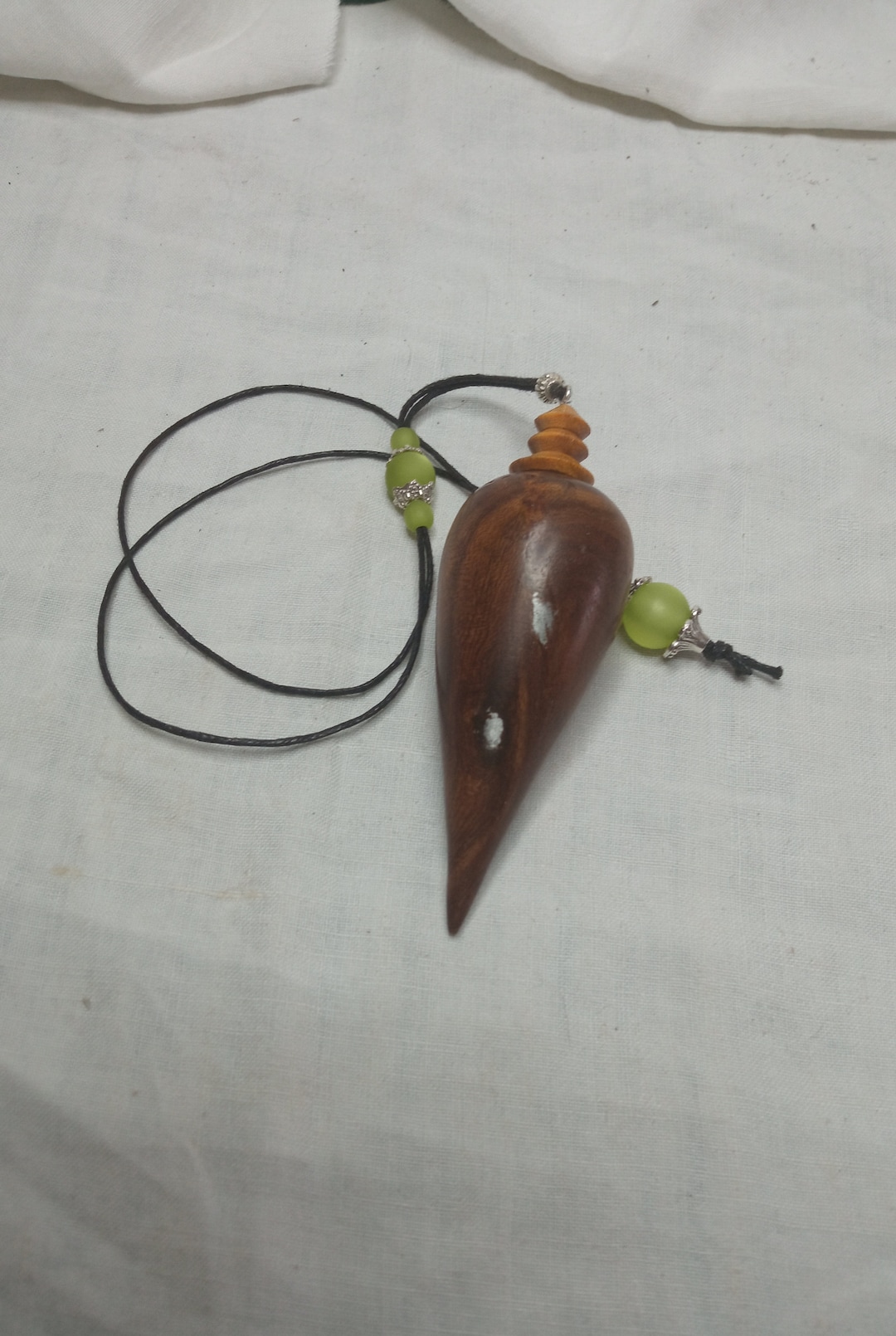 Rare Drop Pendulum, Ball Pendulum, Precise Elm and Lemon Wood, Weighted ...