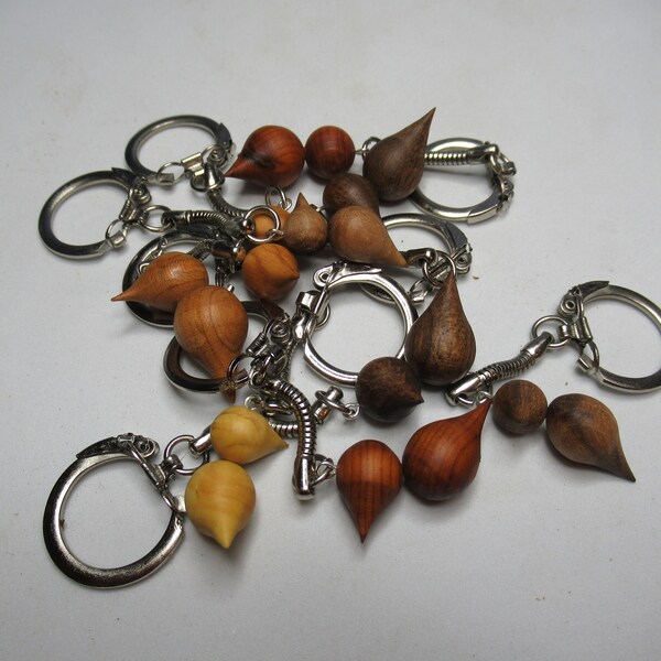 Wooden Key Ring - Etsy