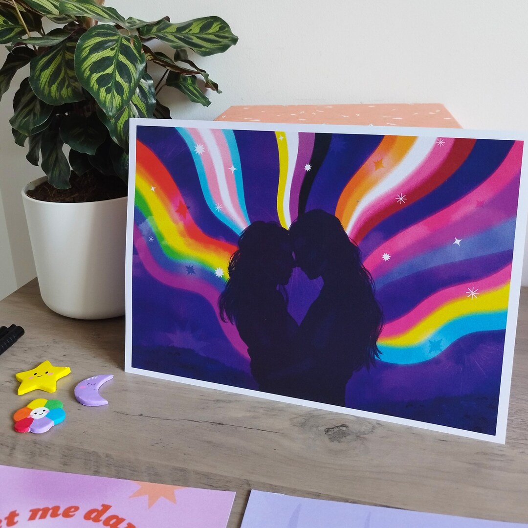 Printed Artwork: LGBTQIA Pride Flags Artprint Digital - Etsy