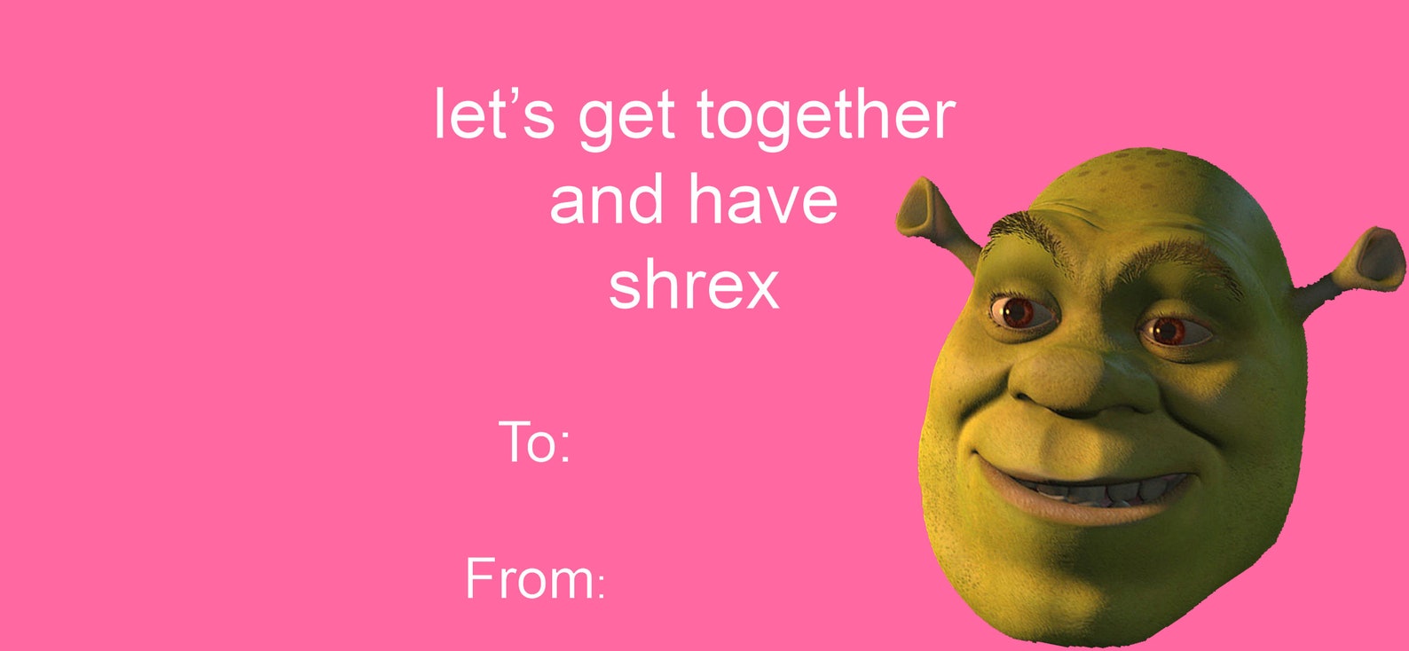 Shrek Lets Have Shrex Dank Meme Valentines Etsy Ireland