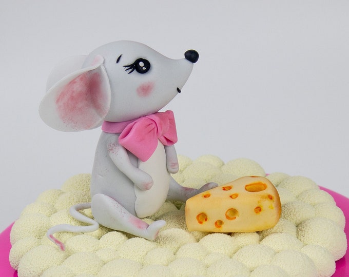 Edible Mouse Cake Topper / Mice Cake Toppers / Cake Decoration / Cheese ...