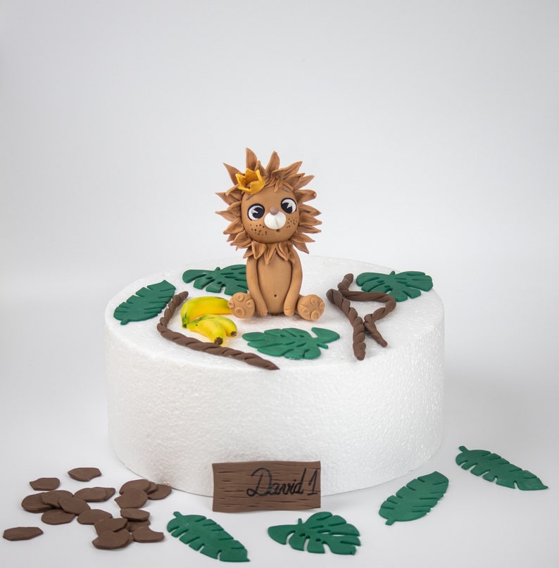 Set of Edible Safari Cake Topper / Lion King Cake Topper / - Etsy
