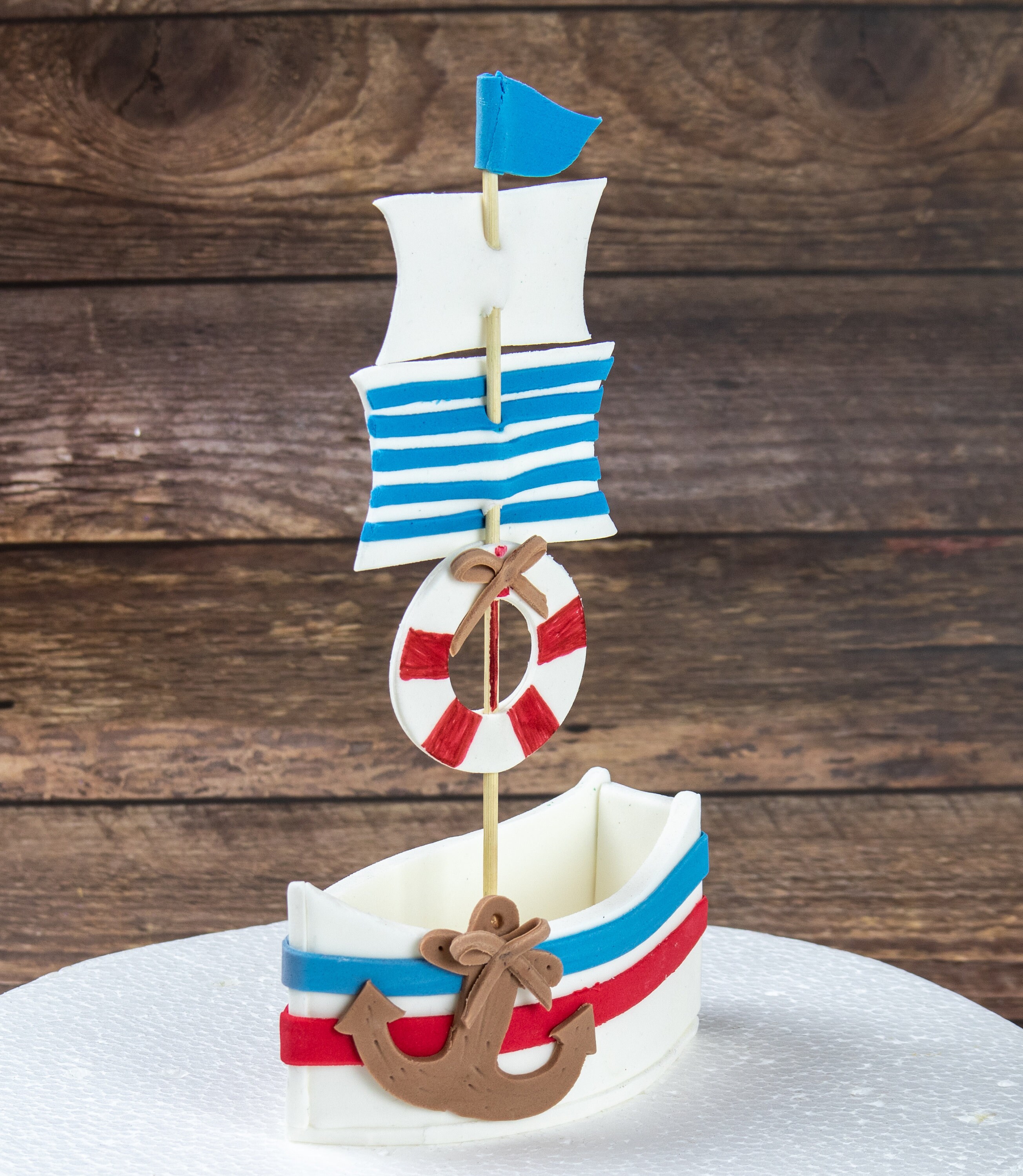 Edible Fondant Sugar BOAT Cake Topper - Etsy