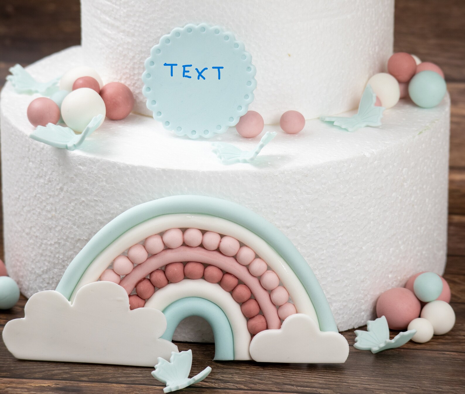 Edible BEAR CAKE TOPPER Fondant Bear Baby Shower Topper - Etsy