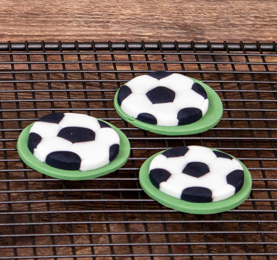 Soccer Edible Cupcake Toppers Set 6 Pack - Etsy