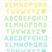 Pastel Alphabet Printable Stickers 3 Sheets Planner, Journal Stickers ...