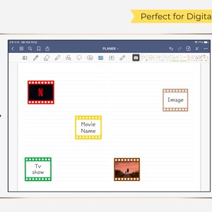 Film Printable Stickers Digital Stickers Goodnotes Stickers Functional ...