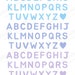 Pastel Alphabet Printable Stickers 3 Sheets Planner, Journal Stickers ...