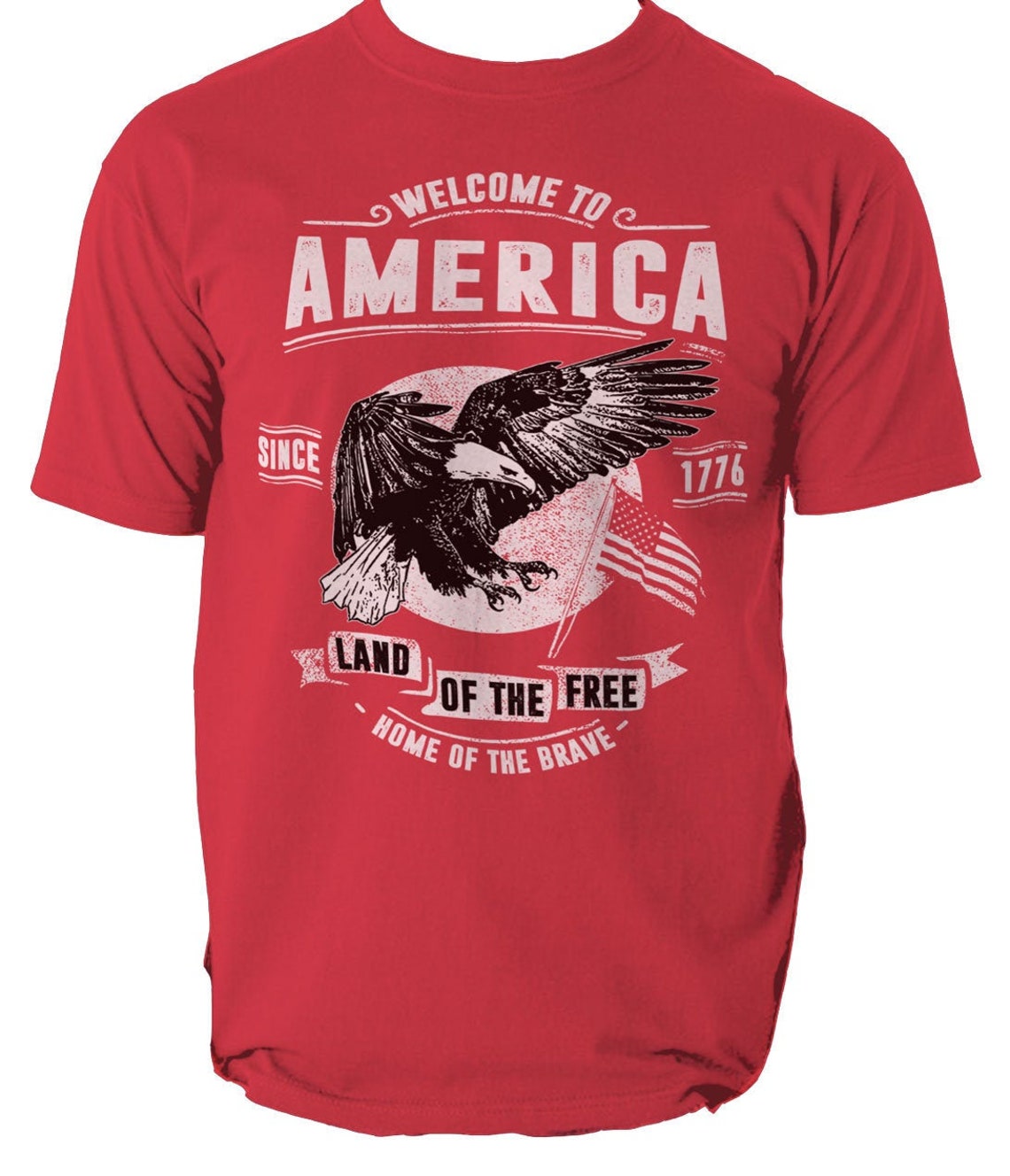 Welcome to America Men T Shirt S-3XL - Etsy