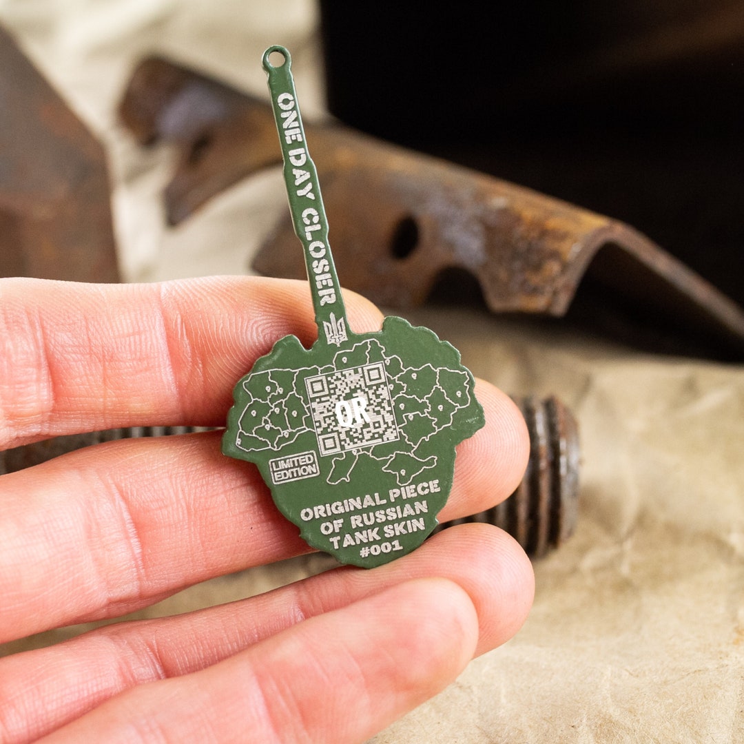 Mini Keychain Piece of T72 Tank, Piece of Russian Destroyed Tank ...