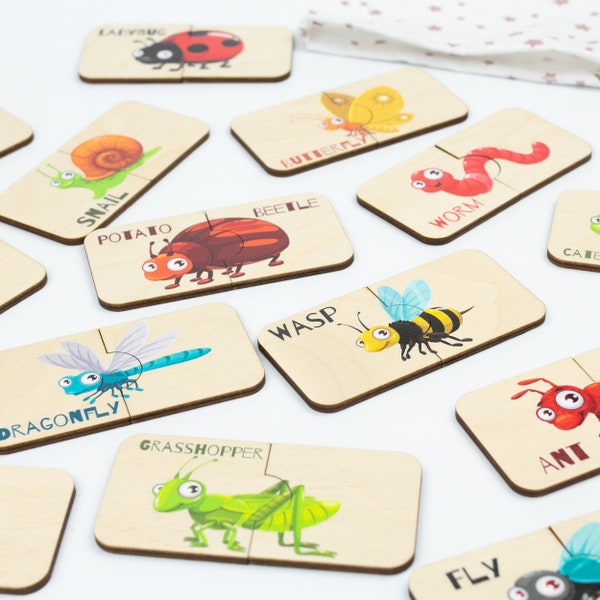 Wooden Bug Puzzles - Etsy