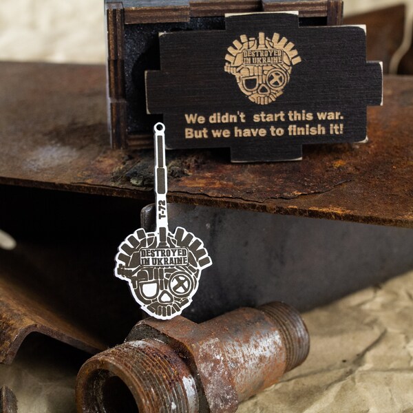 Ukrainian Keychains Made From Russian Tanks - Etsy