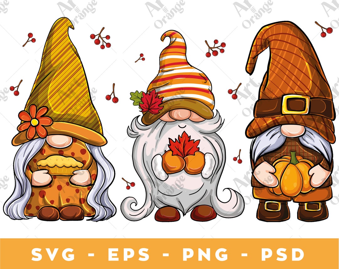 Fall Gnomes Svg Gnomes SVG Funny Fall Gnomes Svg Fall Svg - Etsy