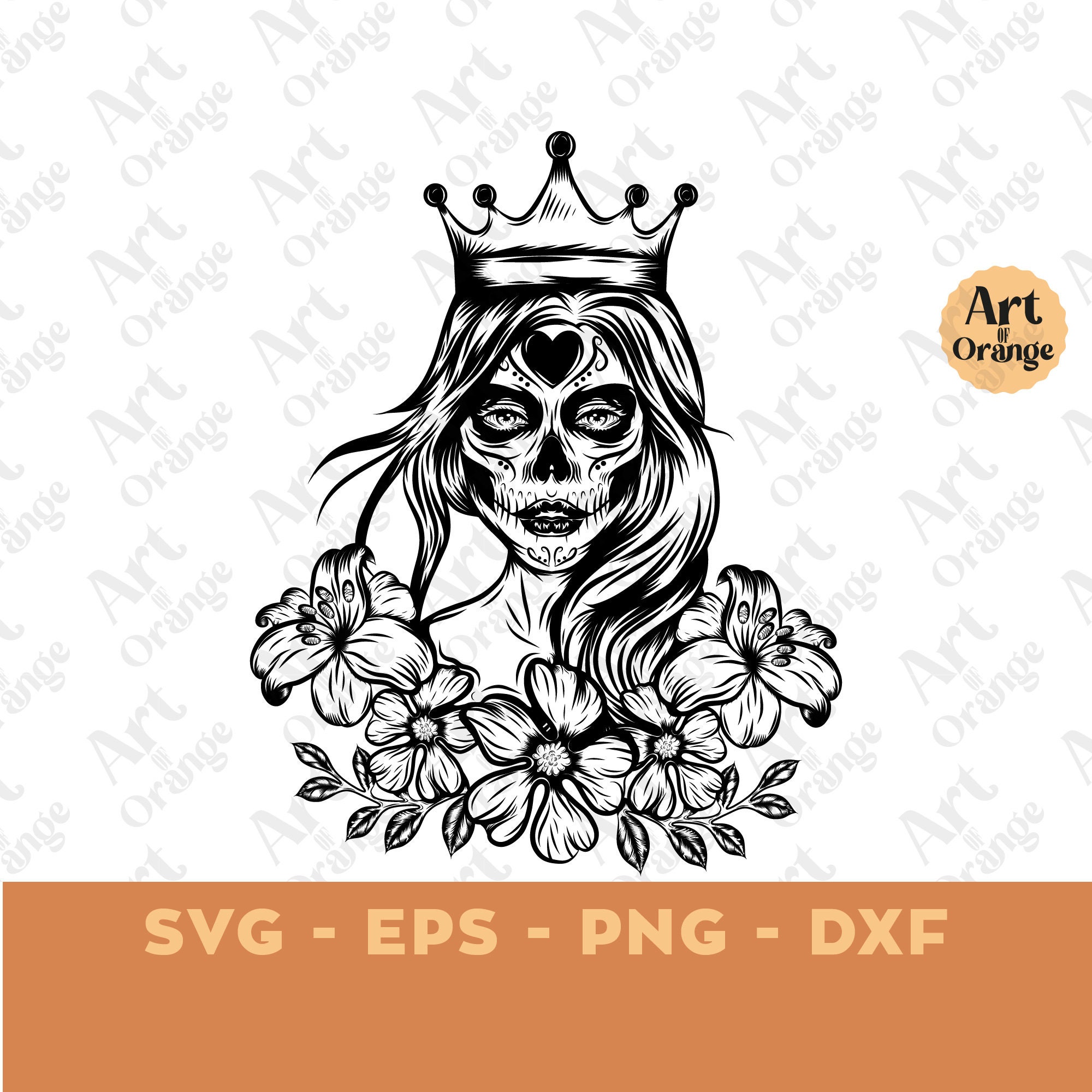 Woman Skull Svg, Skull Skeleton Svg, Layered Mom Skull Svg, Halloween ...