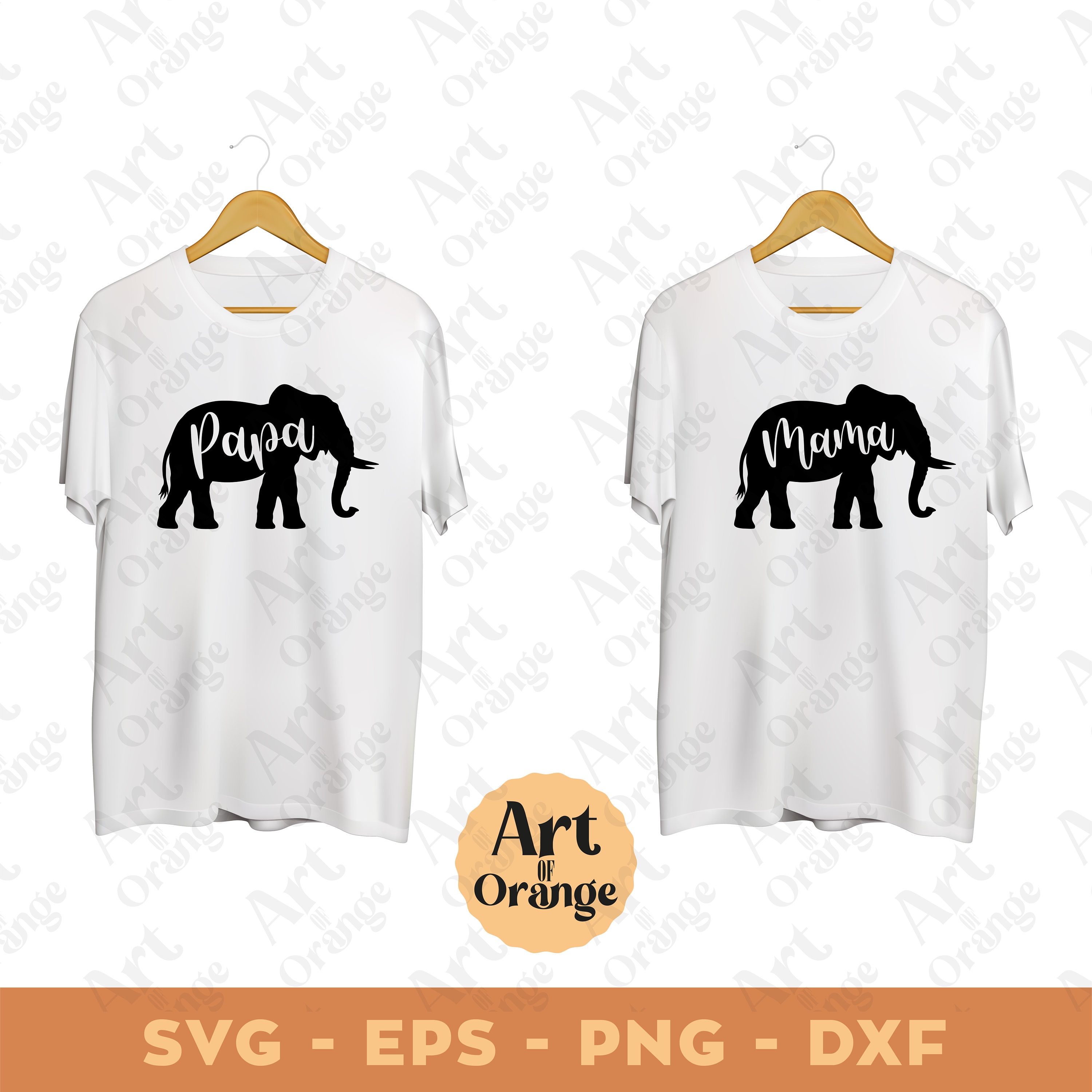 Mama Elephant Svg, Papa Elephant Svg, Elephant Family Svg, Grandpa ...