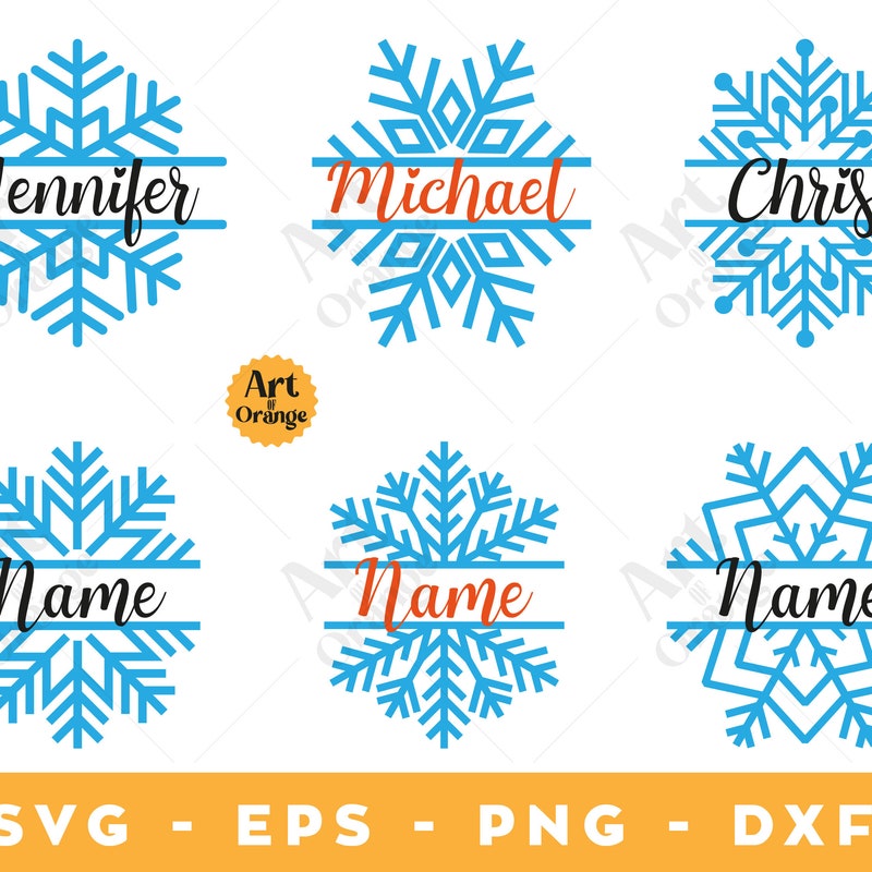 Snowflake Bundle Svg - Etsy