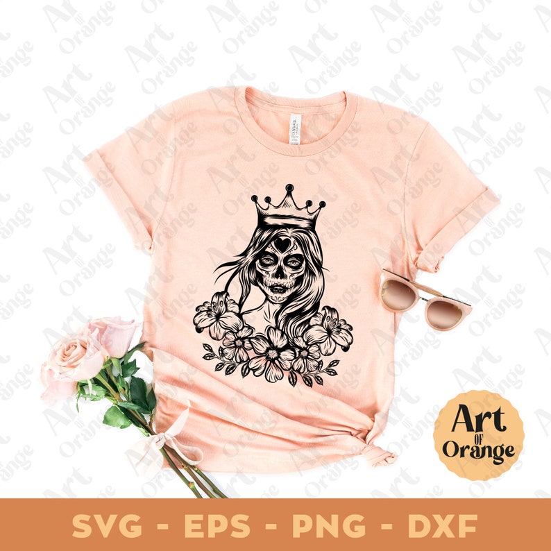 Woman Skull Svg, Skull Skeleton Svg, Layered Mom Skull Svg, Halloween ...