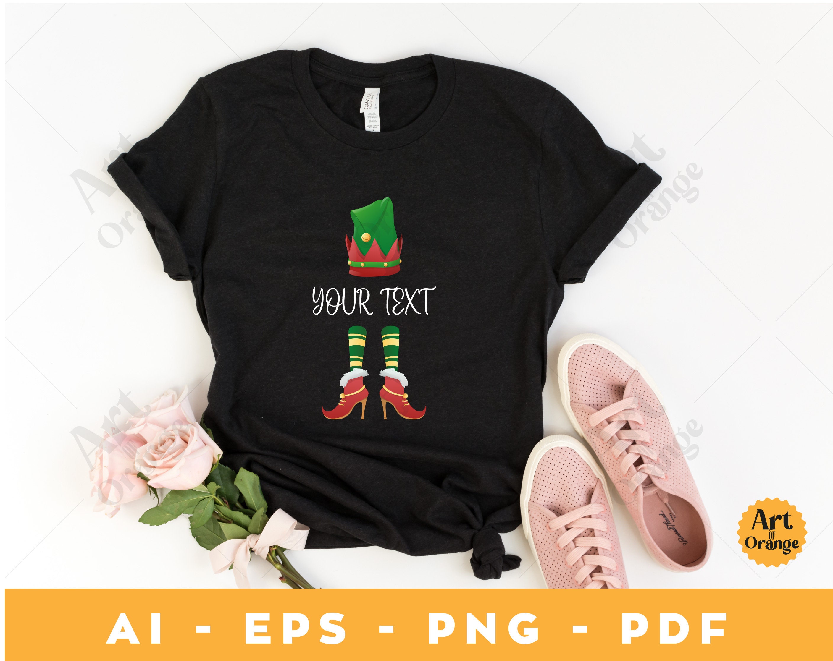 Elf Bundle Download, Christmas Elfs Eps, Elf Hat Eps, Elf Split Name ...