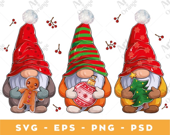 Gnome Christmas Svg Gnomes SVG Christmas Gnome SVG - Etsy