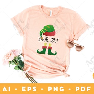 Elf Bundle Download, Christmas Elfs Eps, Elf Hat Eps, Elf Split Name ...