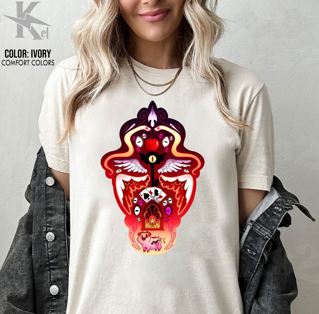 Hazbin Hotel Alastor Key With Fat Nugget T-shirt, Hazbin Hotel Fat ...