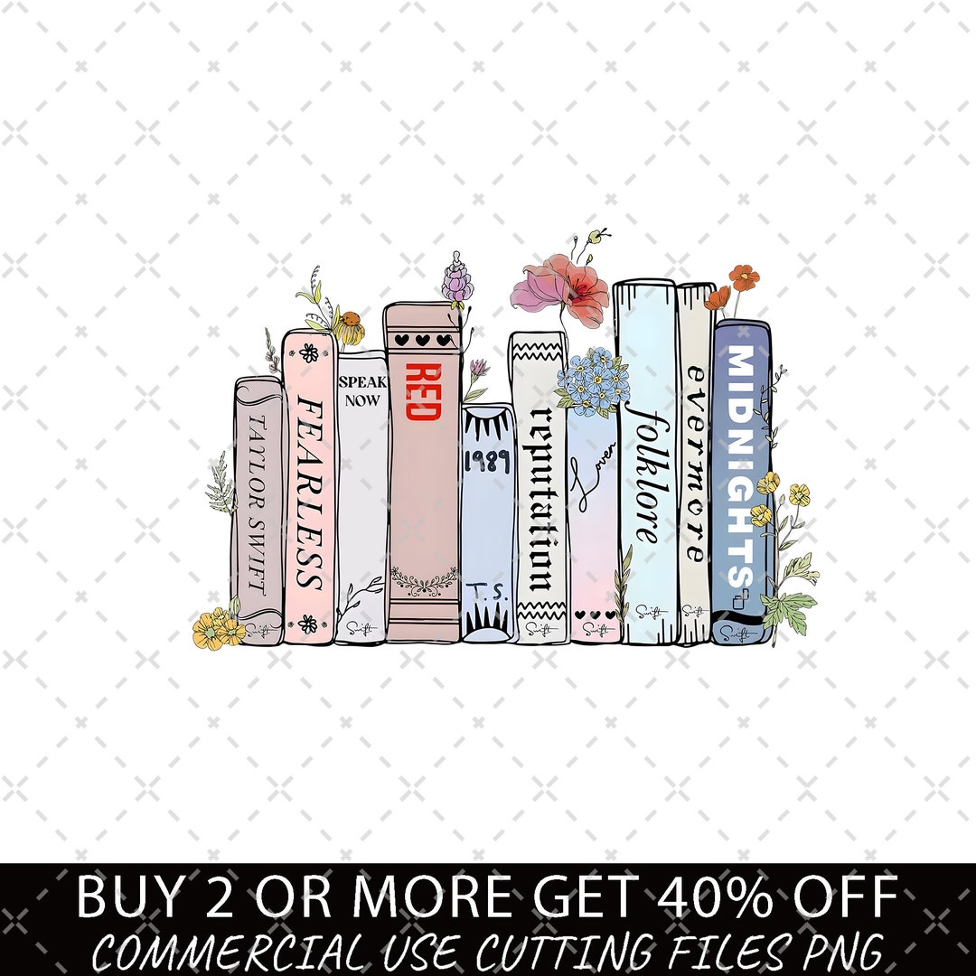 Taylor Swiftie Books Png Taylor Swiftie Album as Books - Etsy