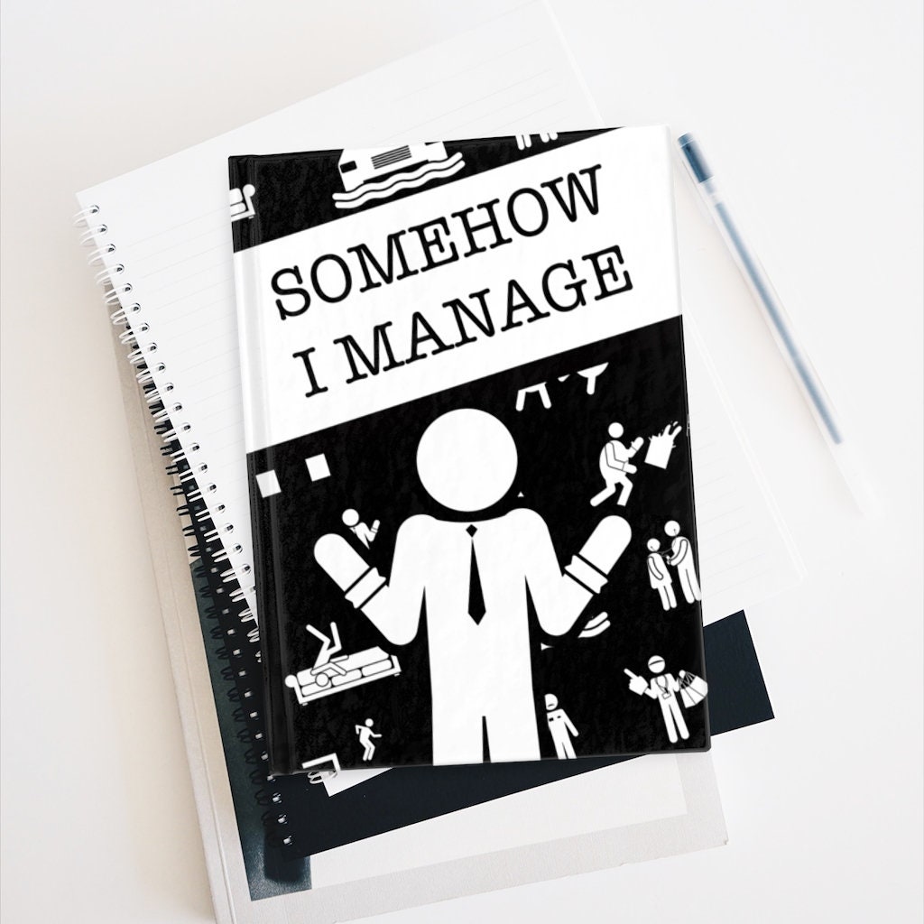 Somehow I Manage Journal, the Office Michael Scott Inspired Hardcover ...