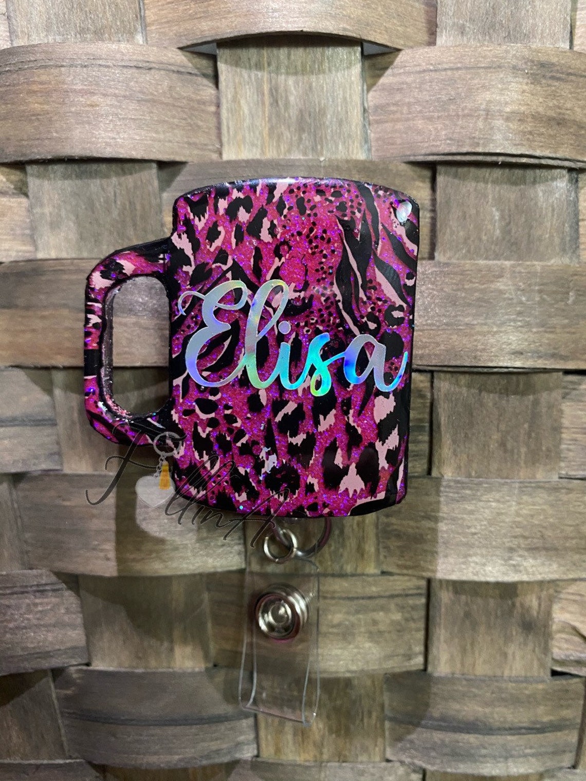 Coffee Mug Badge Reel - Etsy