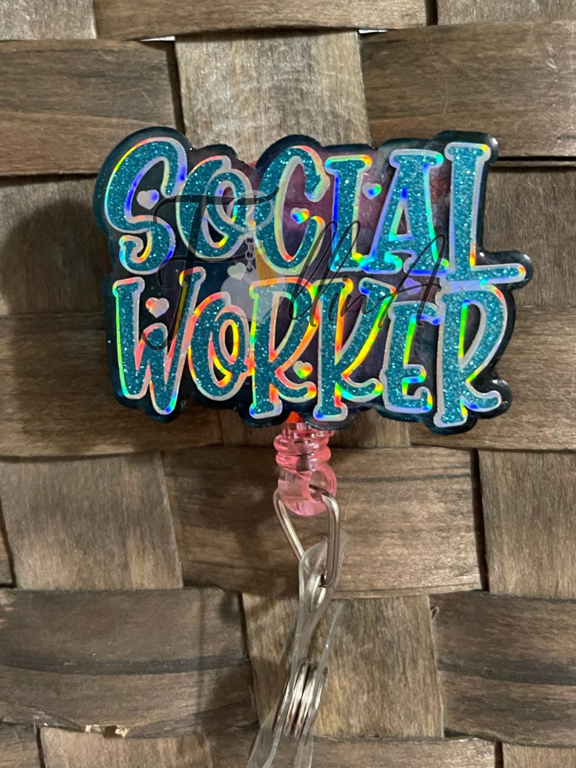 Social Worker Badge Reel - Etsy