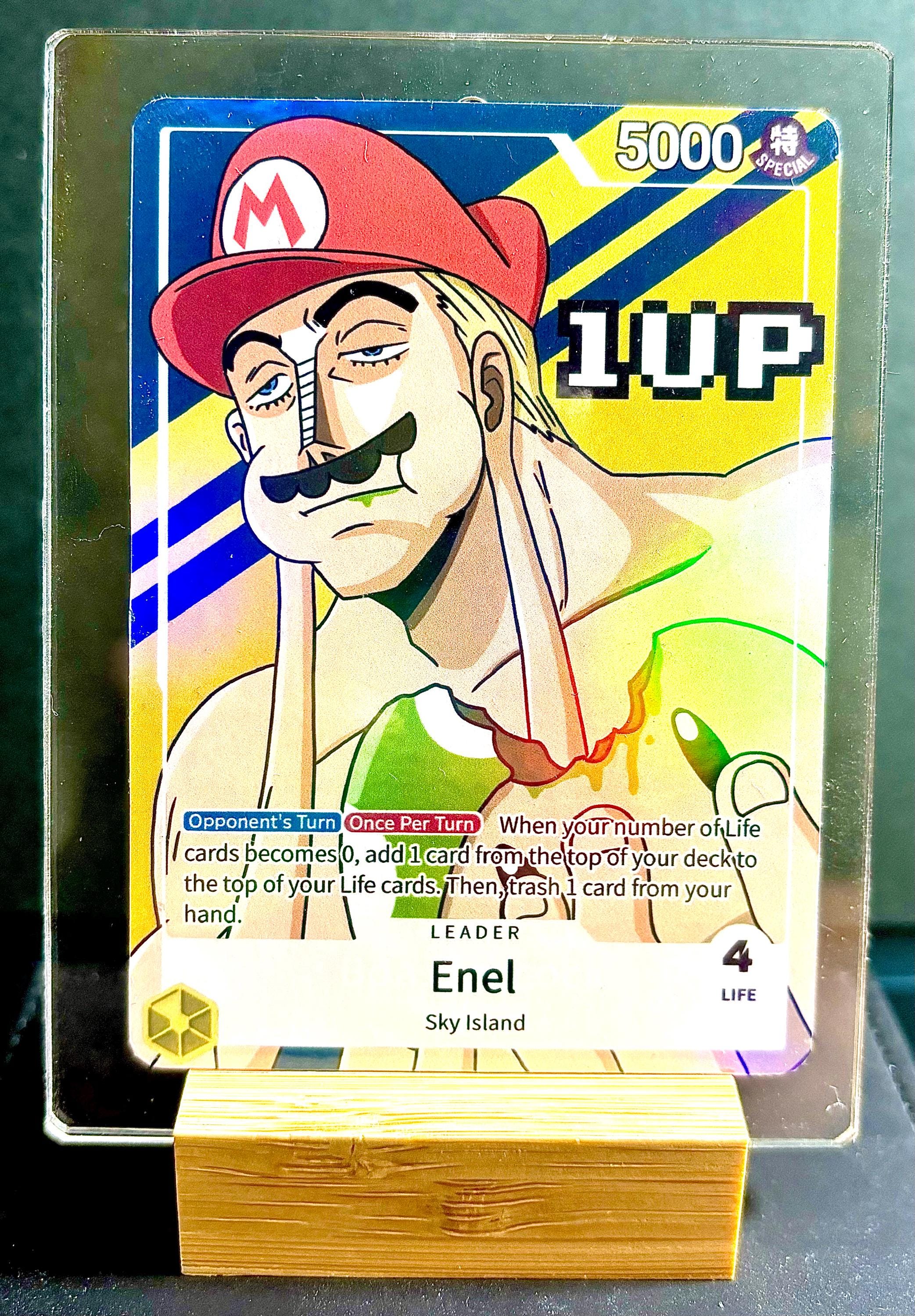 Enel OP05- Custom Leader Card OPTCG - Etsy