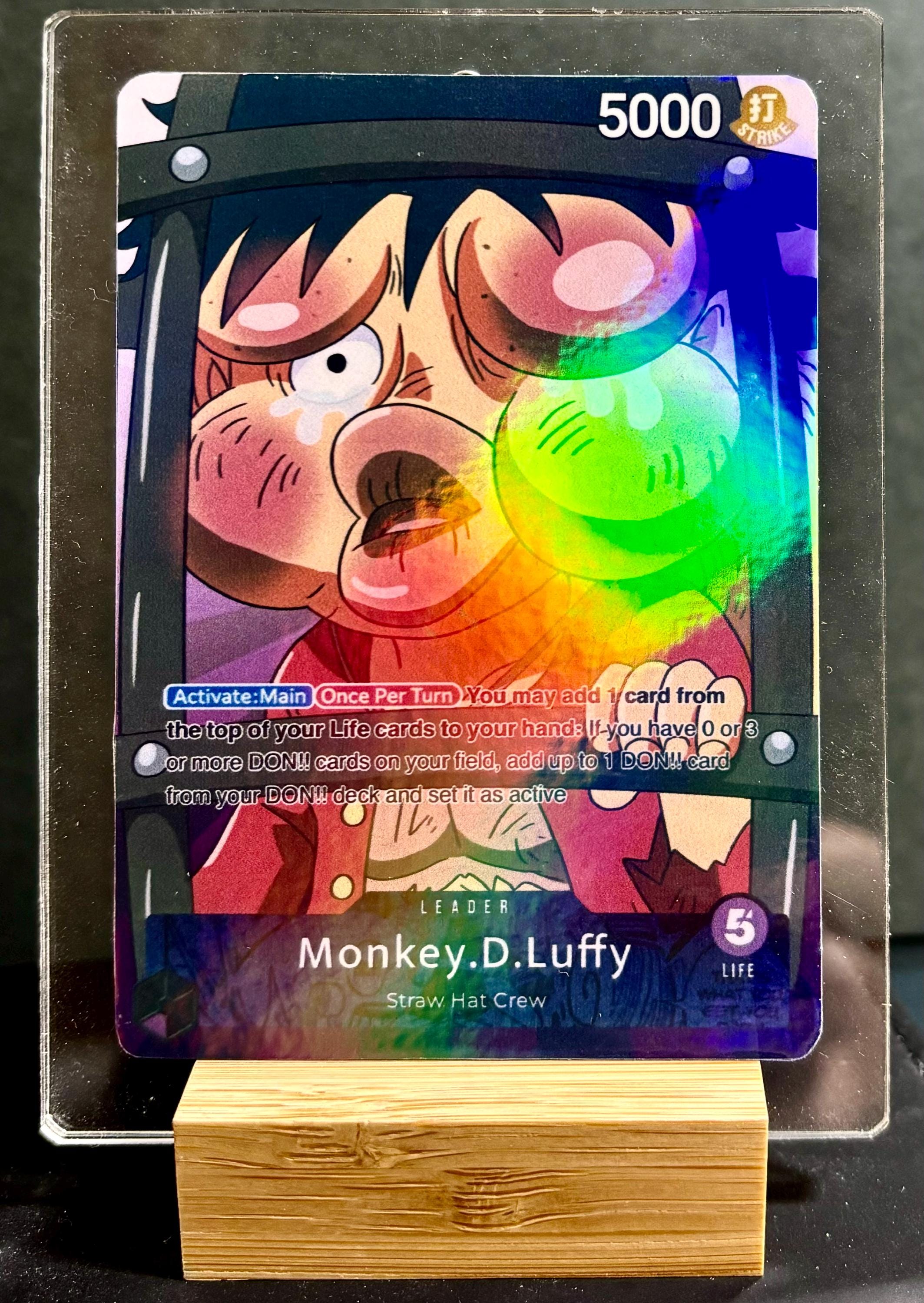 Luffy ST-14, ST-13, OP05 Custom Leader Card OPTCG - Etsy