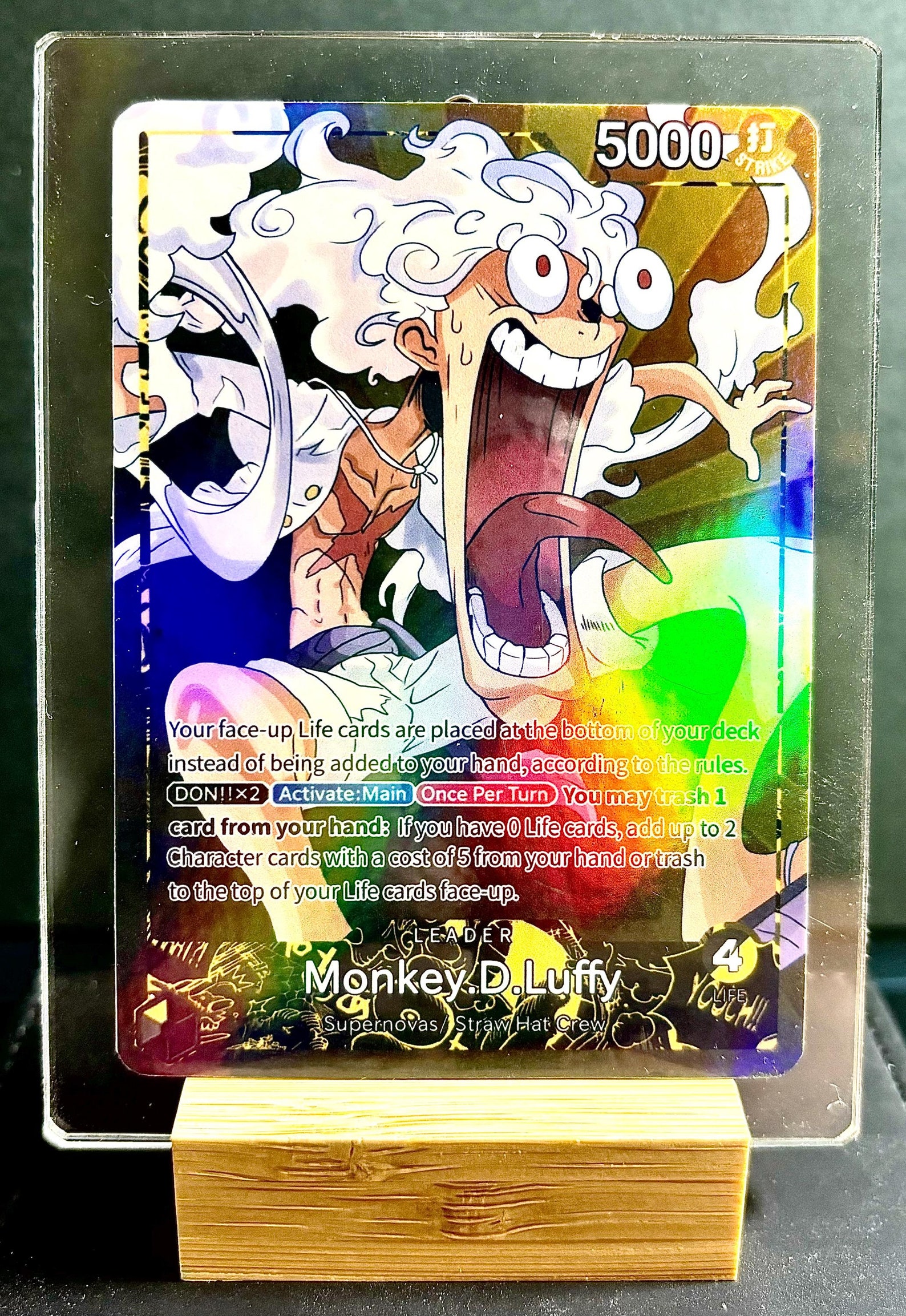 Luffy ST-13- Custom Leader Card OPTCG - Etsy