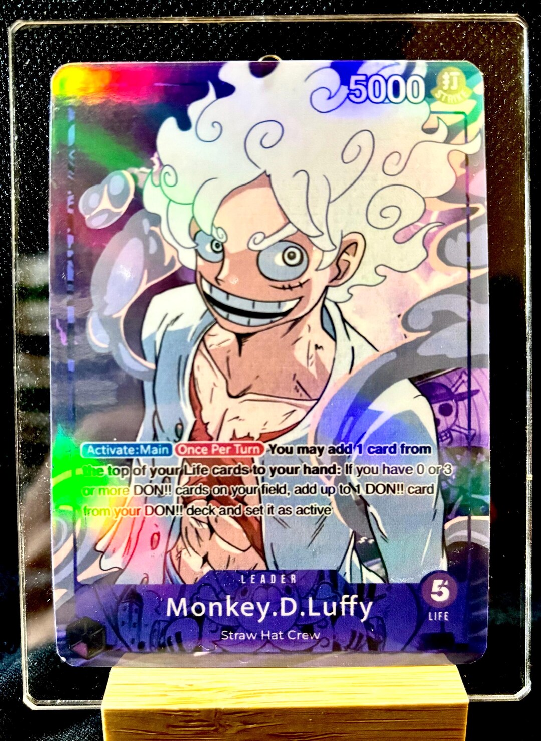 Purple Luffy OP05- Custom Leader Card OPTCG - Etsy