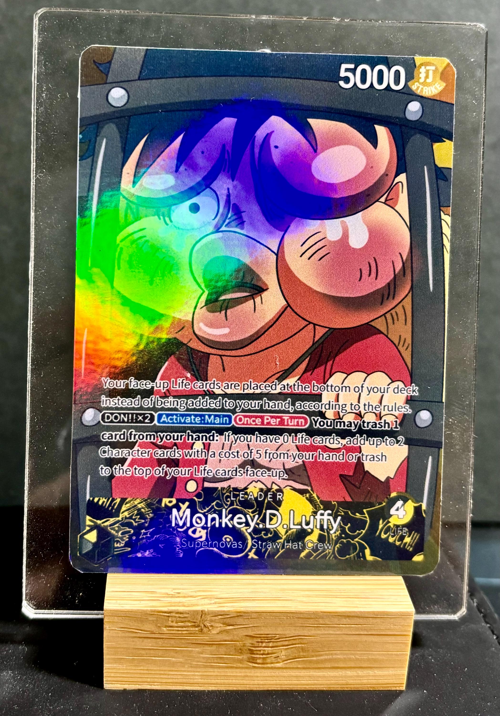 Luffy (ST-14, ST-13, OP05)- Custom Leader Card OPTCG - Etsy