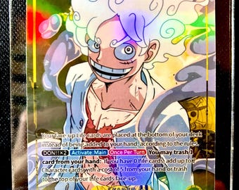 Luffy ST-13- Custom Leader Card OPTCG - Etsy
