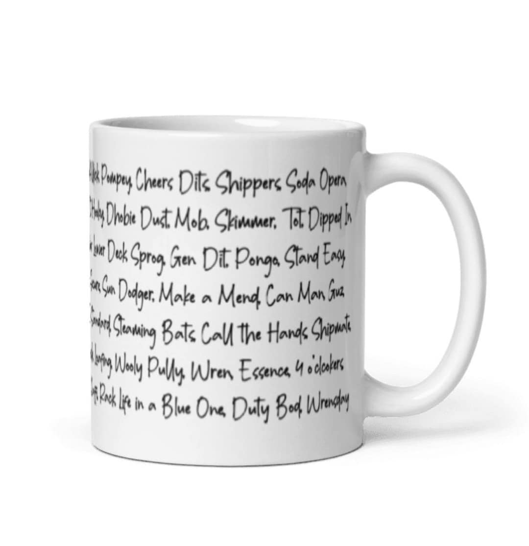 Royal Navy Mug Naval Slang - Etsy