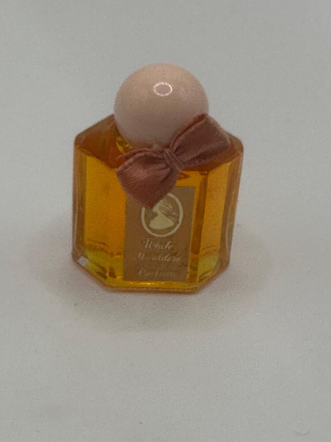 Vintage White Shoulders Perfume Mini – 1/8 Oz Splash | Pink Cap Cameo ...