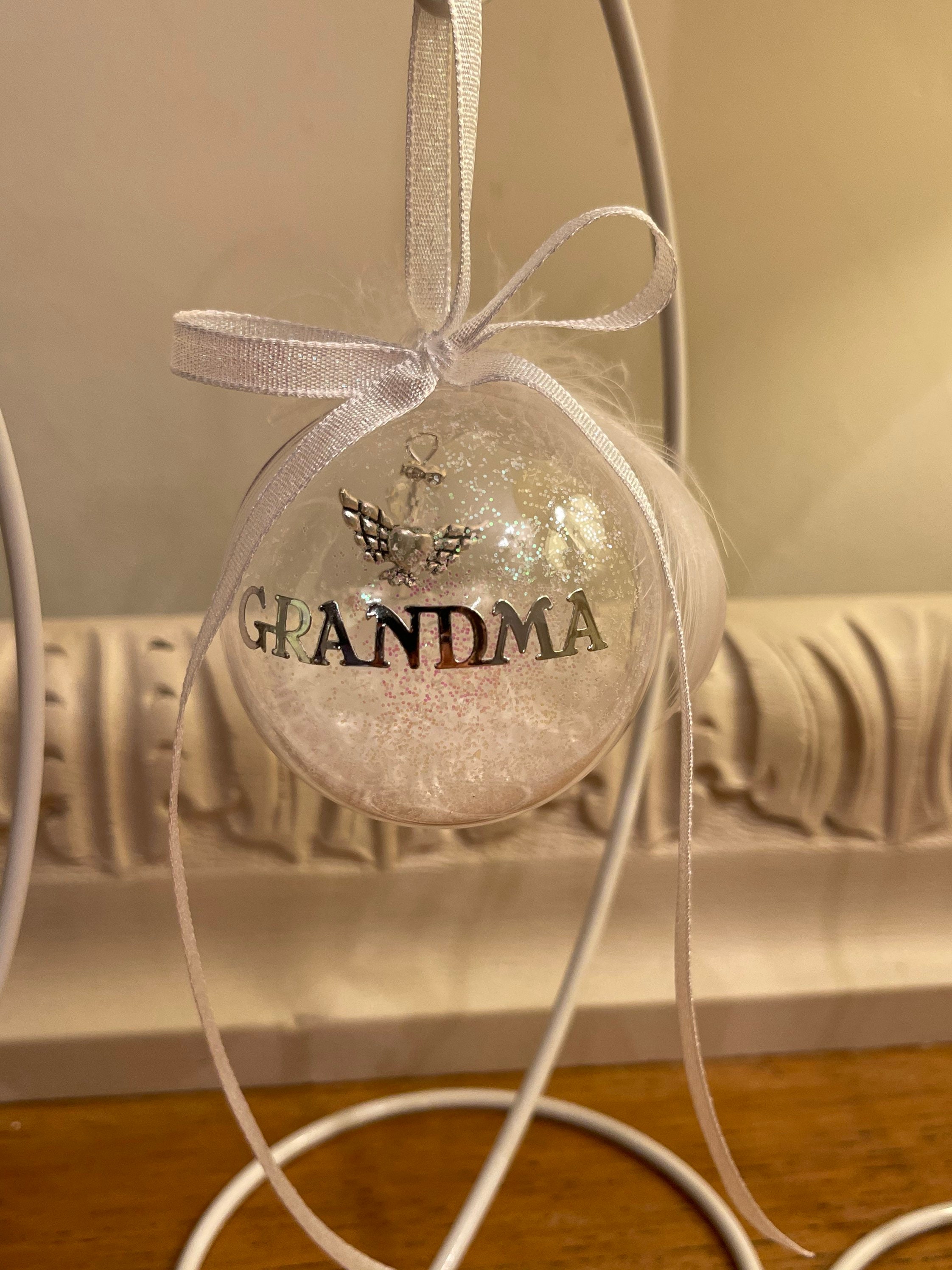 Guardian Angel Ornament With Bauble and Display Stand Perfect - Etsy
