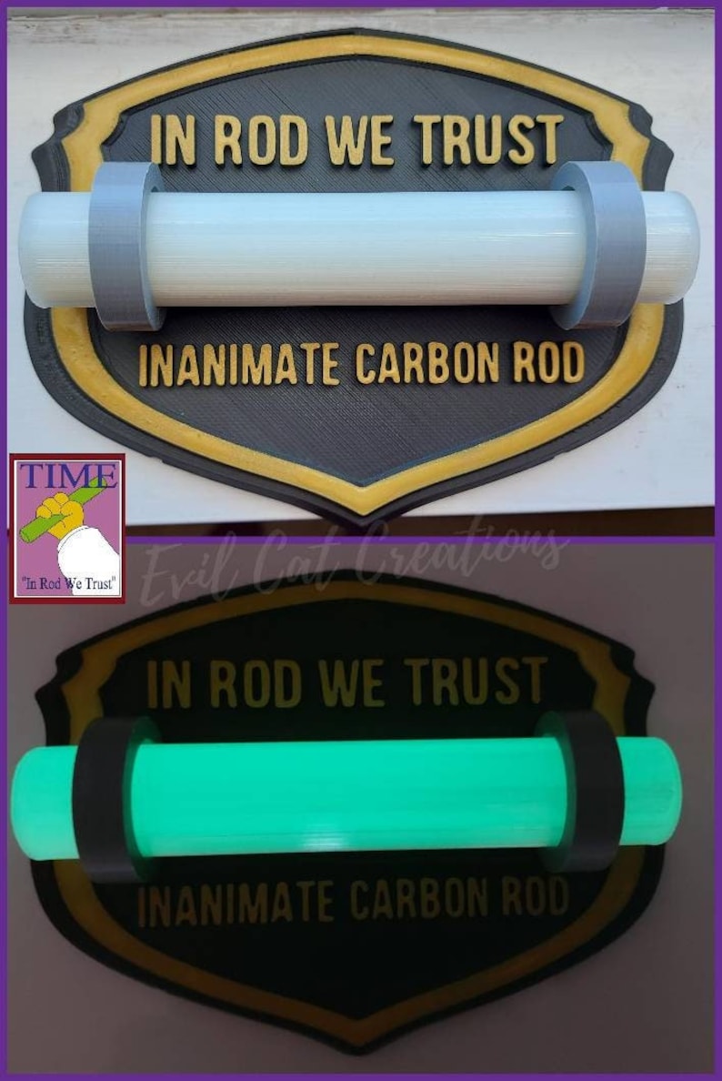 Inanimate Carbon Rod 3D Printed Novelty Prop Wall Plaque Home - Etsy