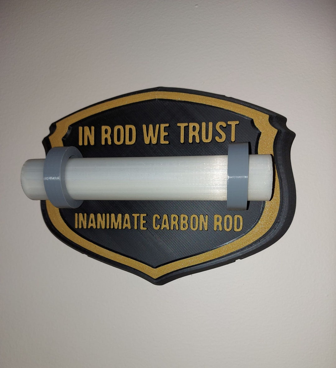 Inanimate Carbon Rod 3D Printed Novelty Prop Wall Plaque Home Decor ...