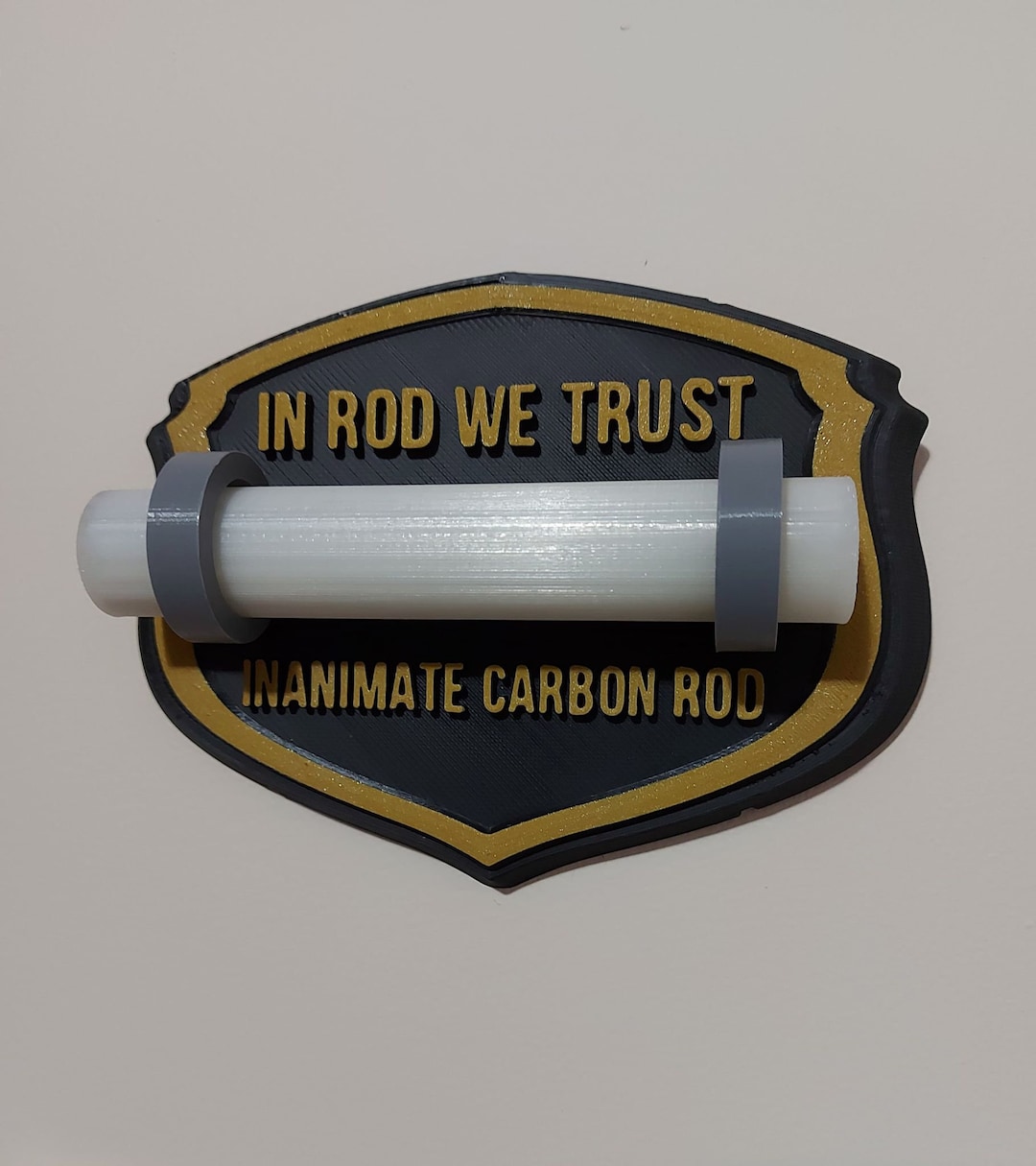 Inanimate Carbon Rod 3D Printed Novelty Prop Wall Plaque Home Decor ...