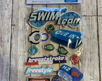 Swim Team Stickers - Etsy
