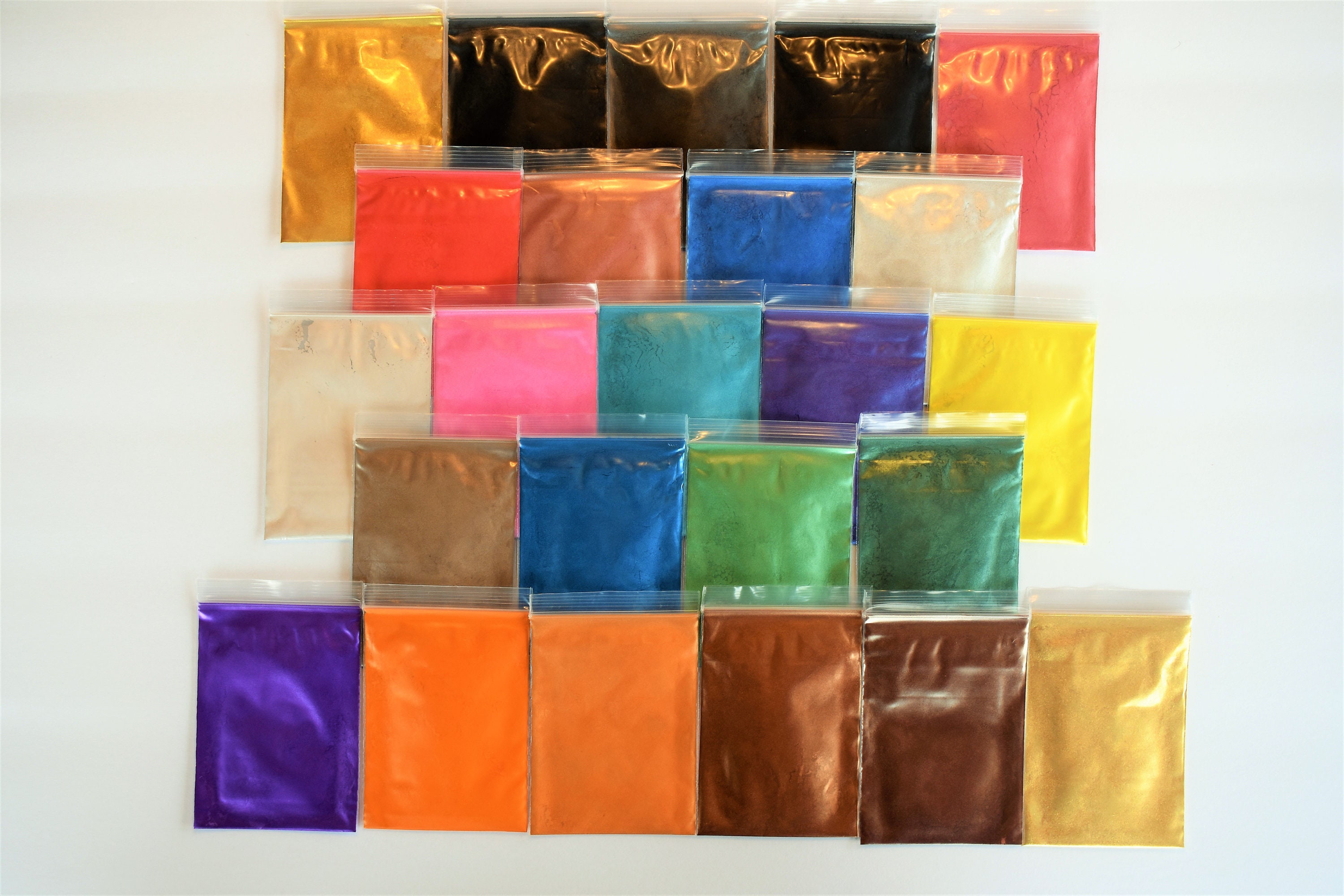 Mica Powder Set by Gray Lane - 24 Vibrant Colors - Etsy