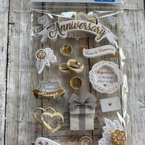 Paper House Production Engaged 3D Stickers - Etsy