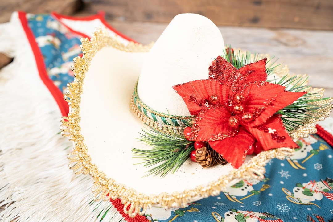 Retro Christmas Rodeo - Fancy Christmas Cowboy Set With Hat, Fringed ...