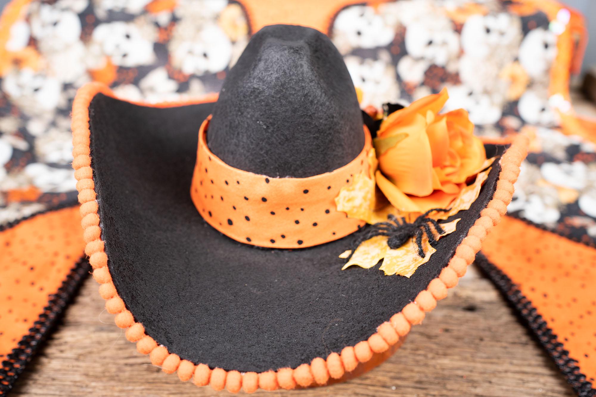 Skull Lovin'scoundrel - Fancy Halloween Cowboy Set With Hat, Fringed ...