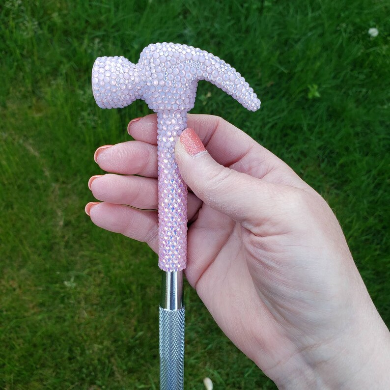 Custom Made to Order Rhinestoned Blinged Out Hammer With Screwdriver ...