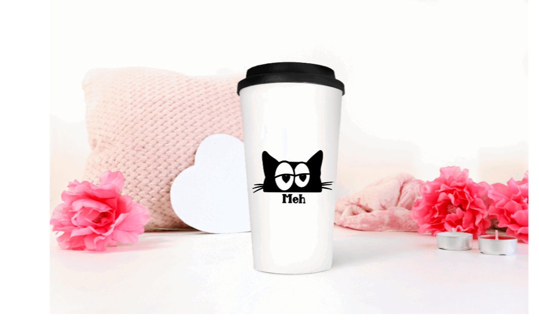 Digital Download Black Cat Meh SVG Black Cat SVG Cat SVG Black Kitty ...