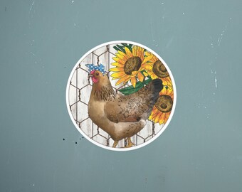 Chicken Wire Sticker - Etsy